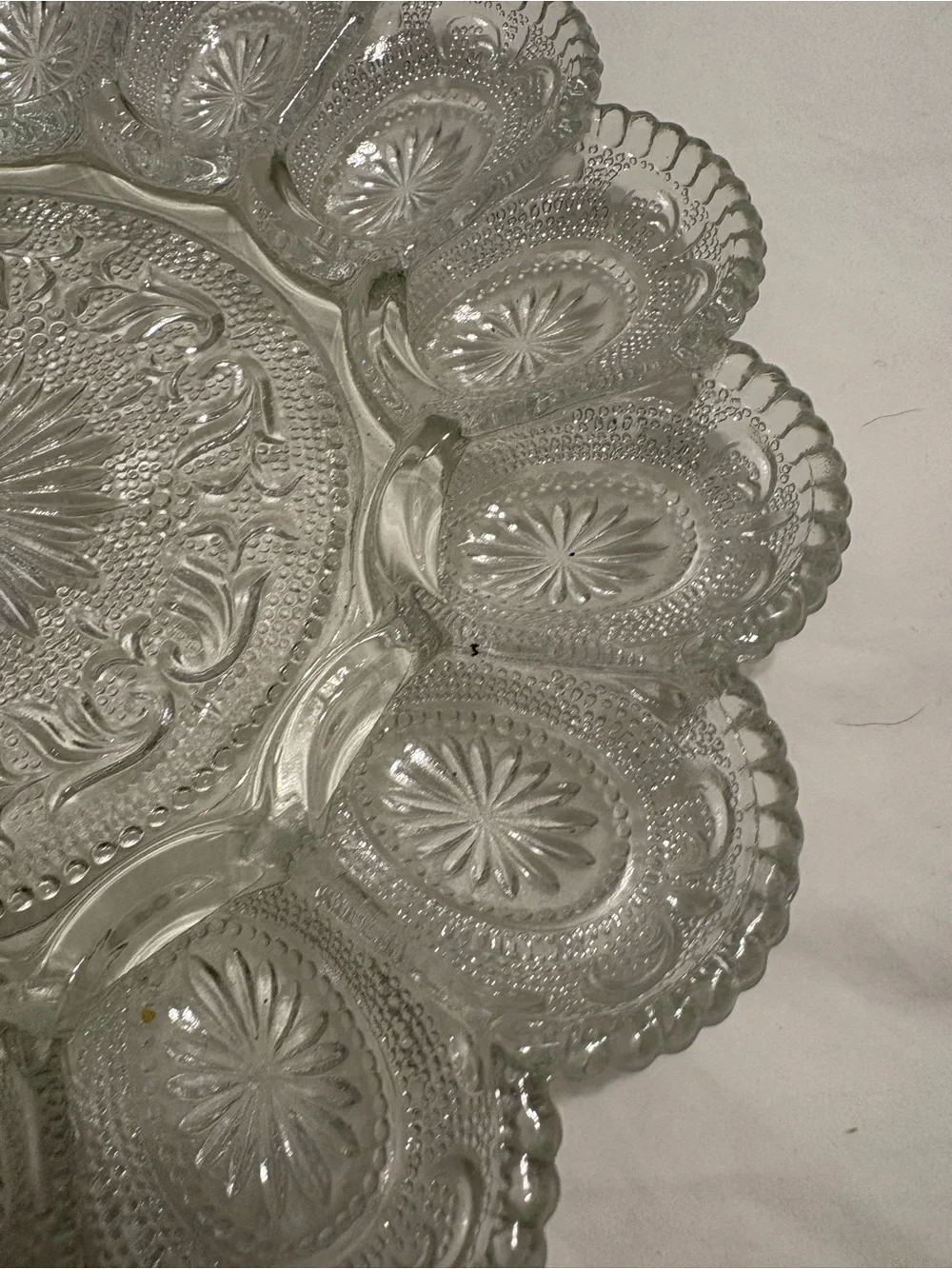 Brockway | Dining | Vintage Brockway Glass Concord Deviled Egg Plate Sm ...